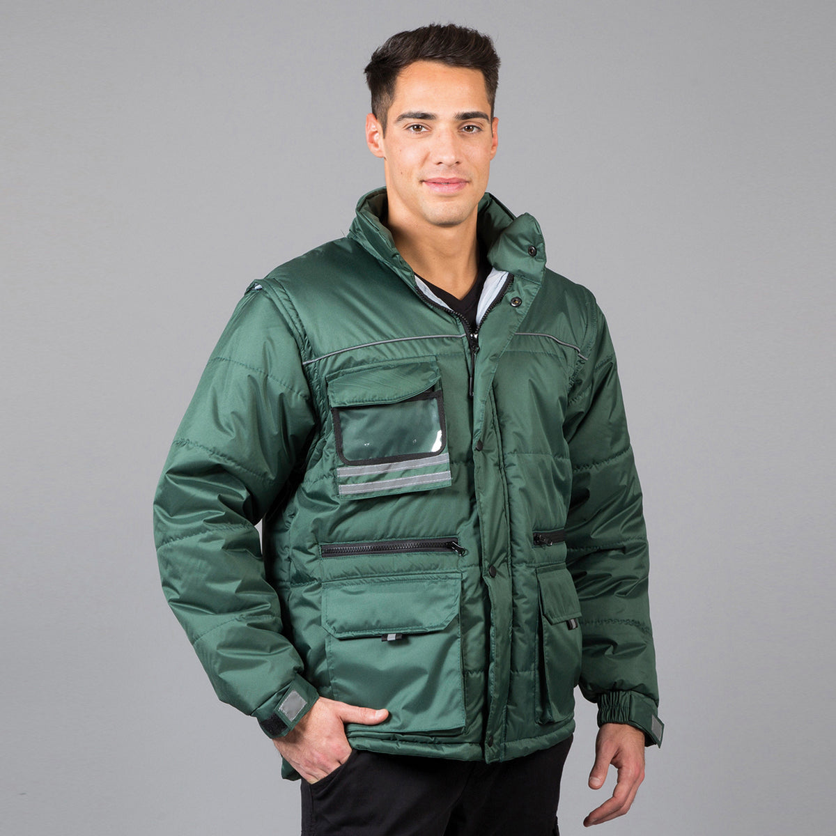 GIACCA DA LAVORO MULTITASCHE JRC AMERICA UOMO – Italian Dress Work